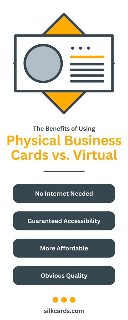 The Benefits of Using Physical Business Cards vs. Virtual - SilkCards Blog