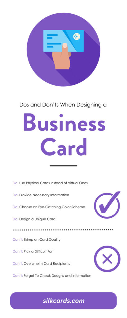 How to Design a Business Card - The Dos & Don'ts – SilkCards