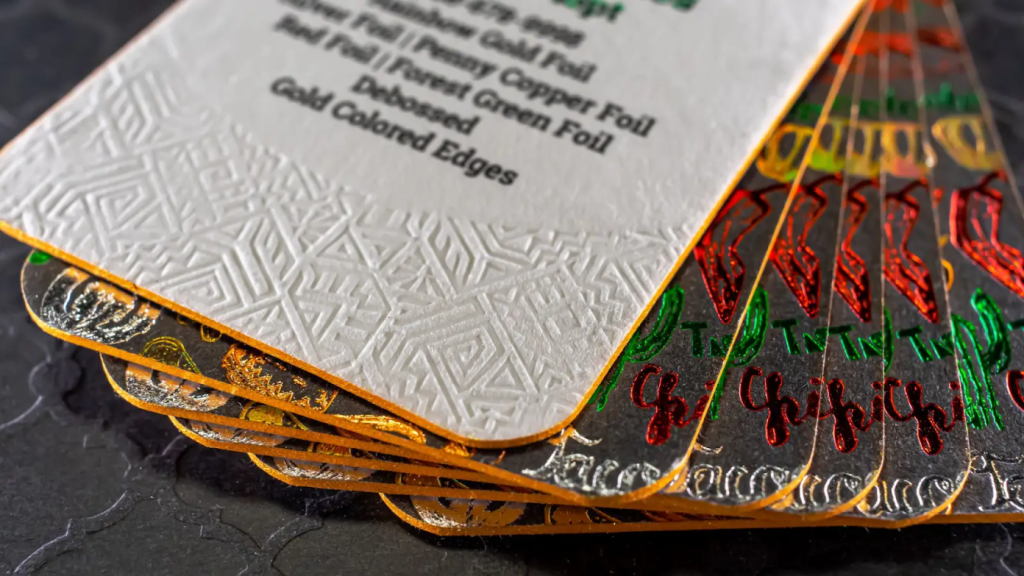 What is Blind Embossing on Business Cards?